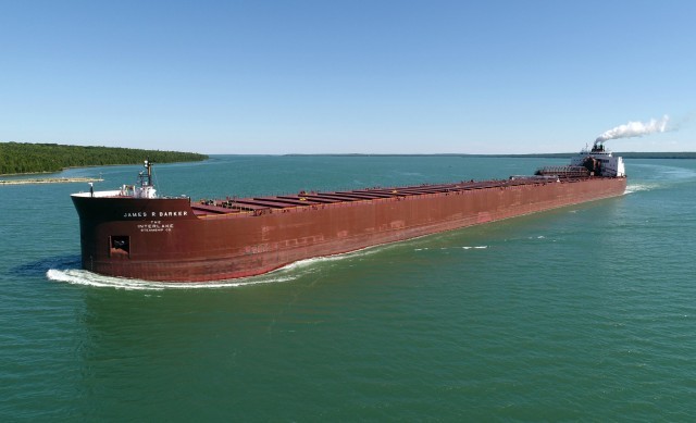 New Freighter Passes Through The Soo