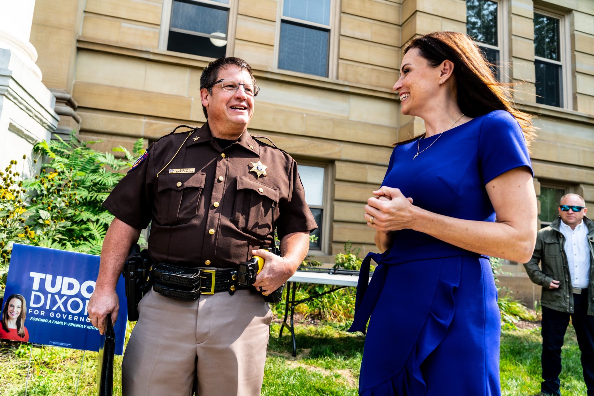 Dixon Launches First Ad, MEA Goes After DeVos Link