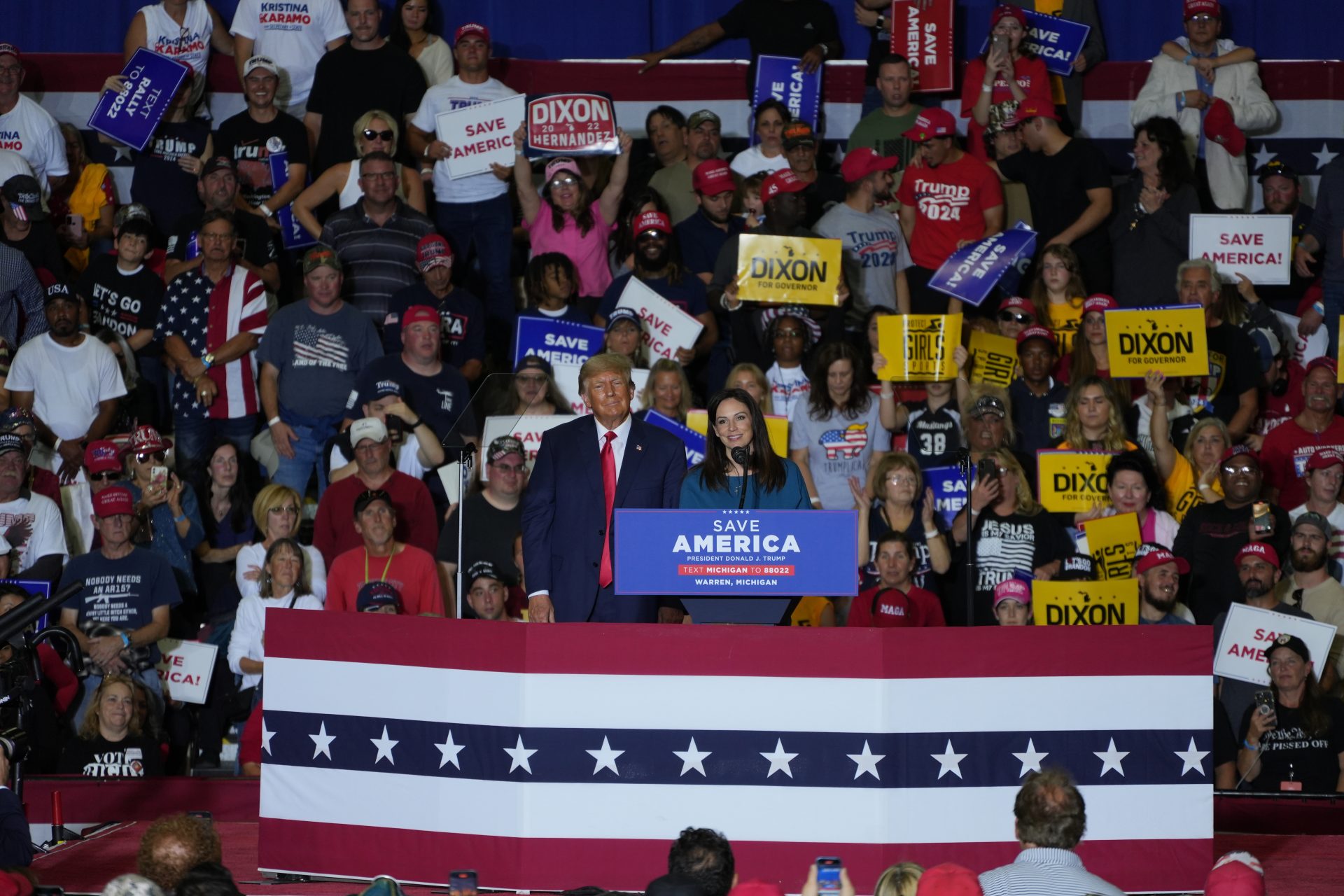 Trump Rallies in Support of Michigan's GOP Candidates