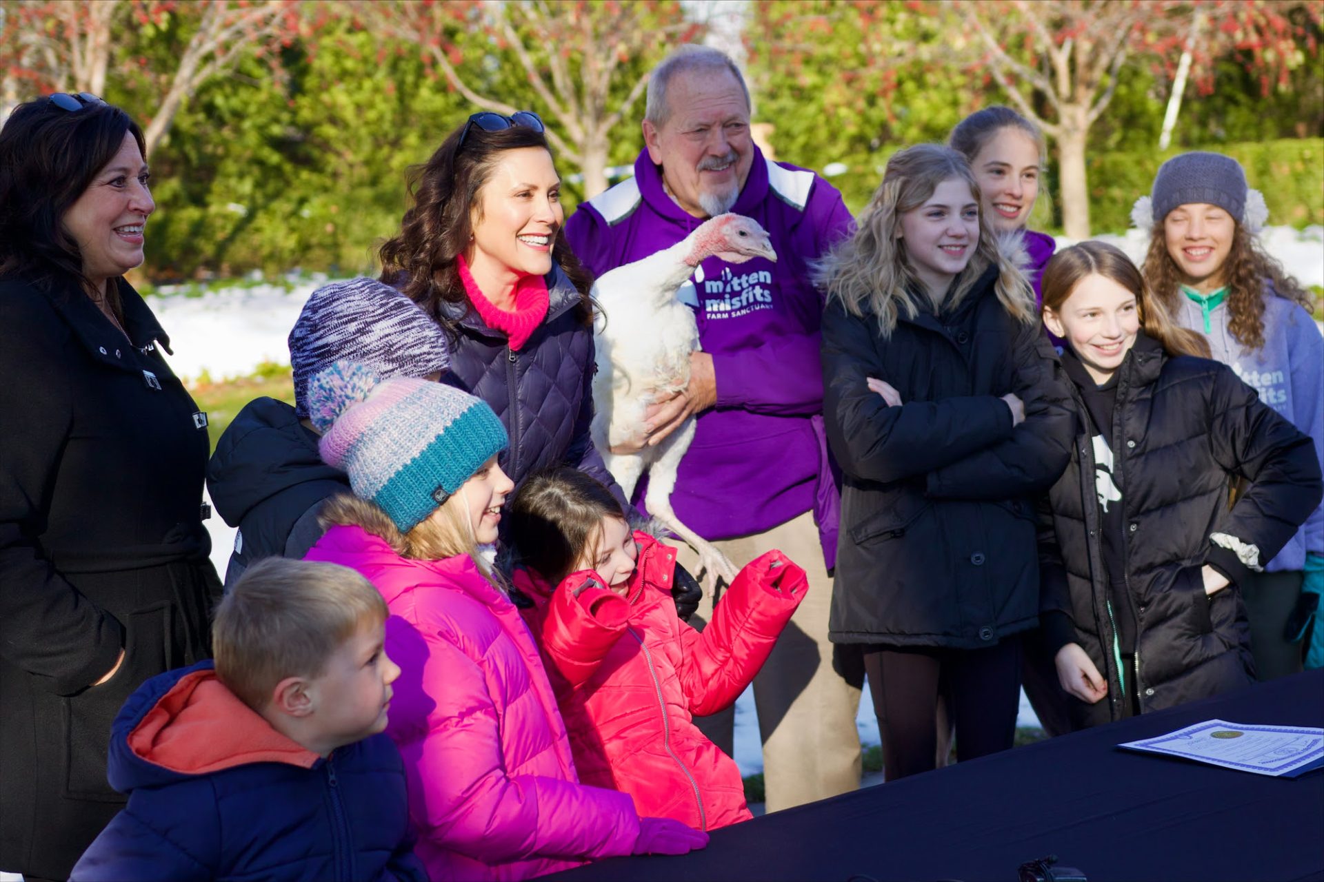 Gov. Whitmer Pardons Turkey