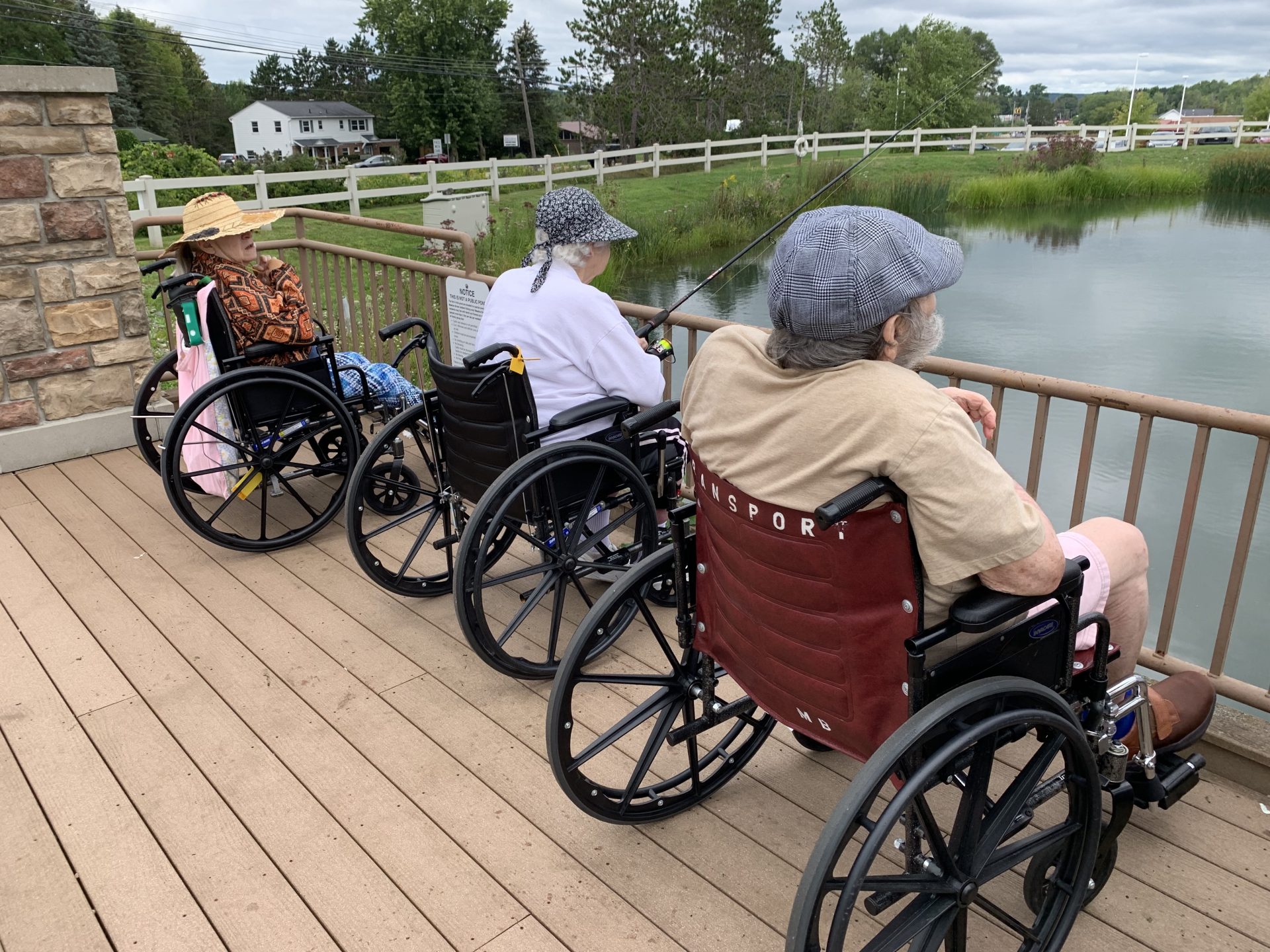 Like a Fish to Water…'Fishing Friday' Brings Out the Residents at ...