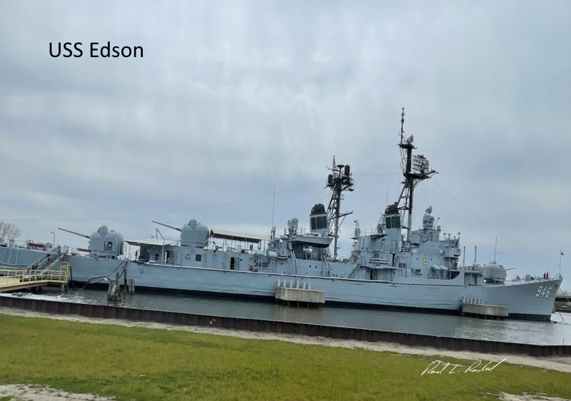 Anchors Away! The Warship USS Edson DD-946.