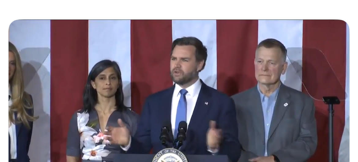 VIDEO: VP Vance to Protestors in Bay City - 'Don't You All Have Jobs?'